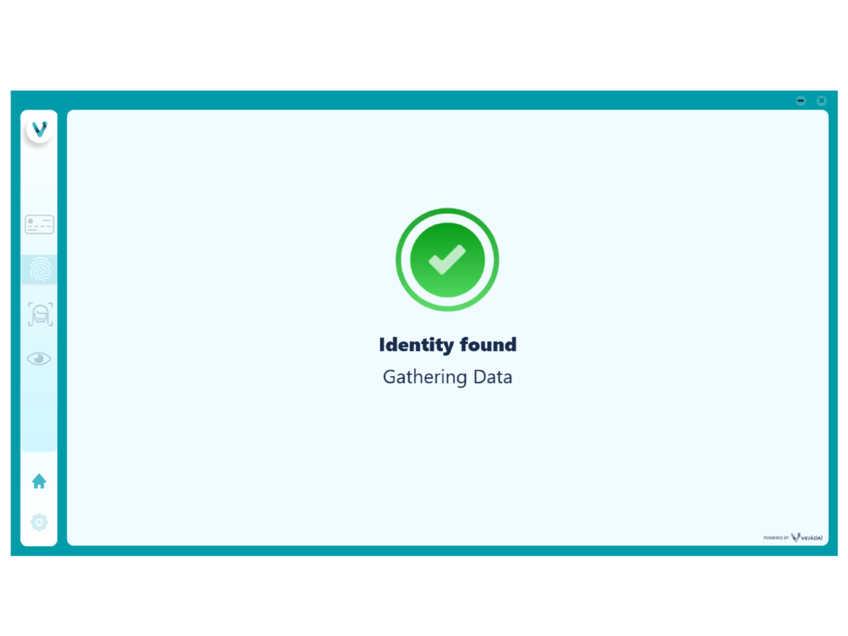 Biometrics identity verification system - Verázial ID Enroll